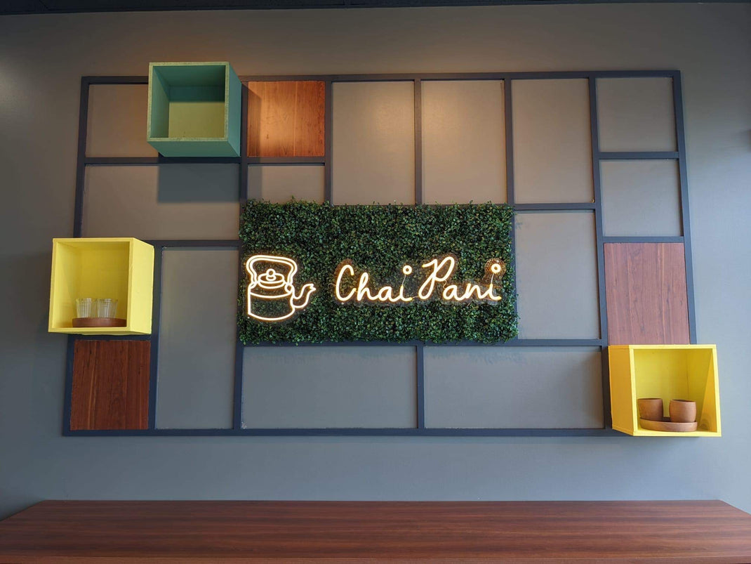 Chai Pani Restaurant Neon Sign | Oakville, Ontario – Nightglow Studio