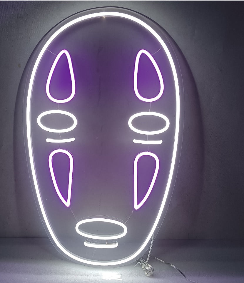 ANIME NEON SIGN (Inspired by No Face/Faceless Ghibli Chihiro) — LED NE ...
