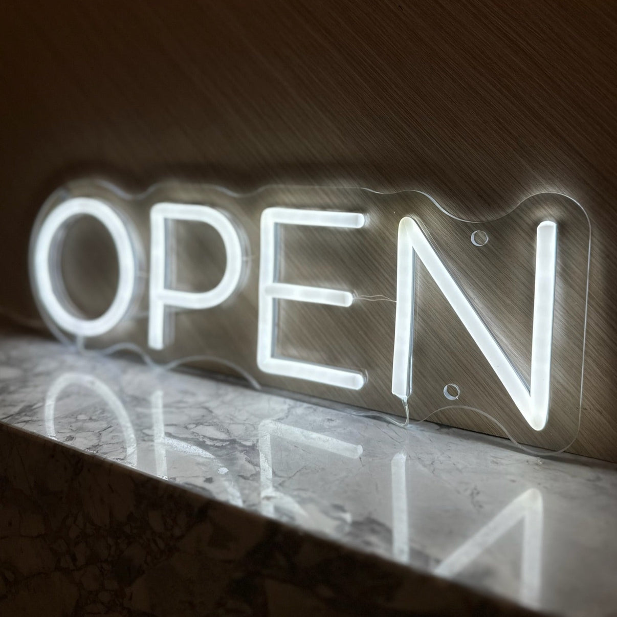 MODERN OPEN SIGN — LED NEON SIGN – Nightglow Studio