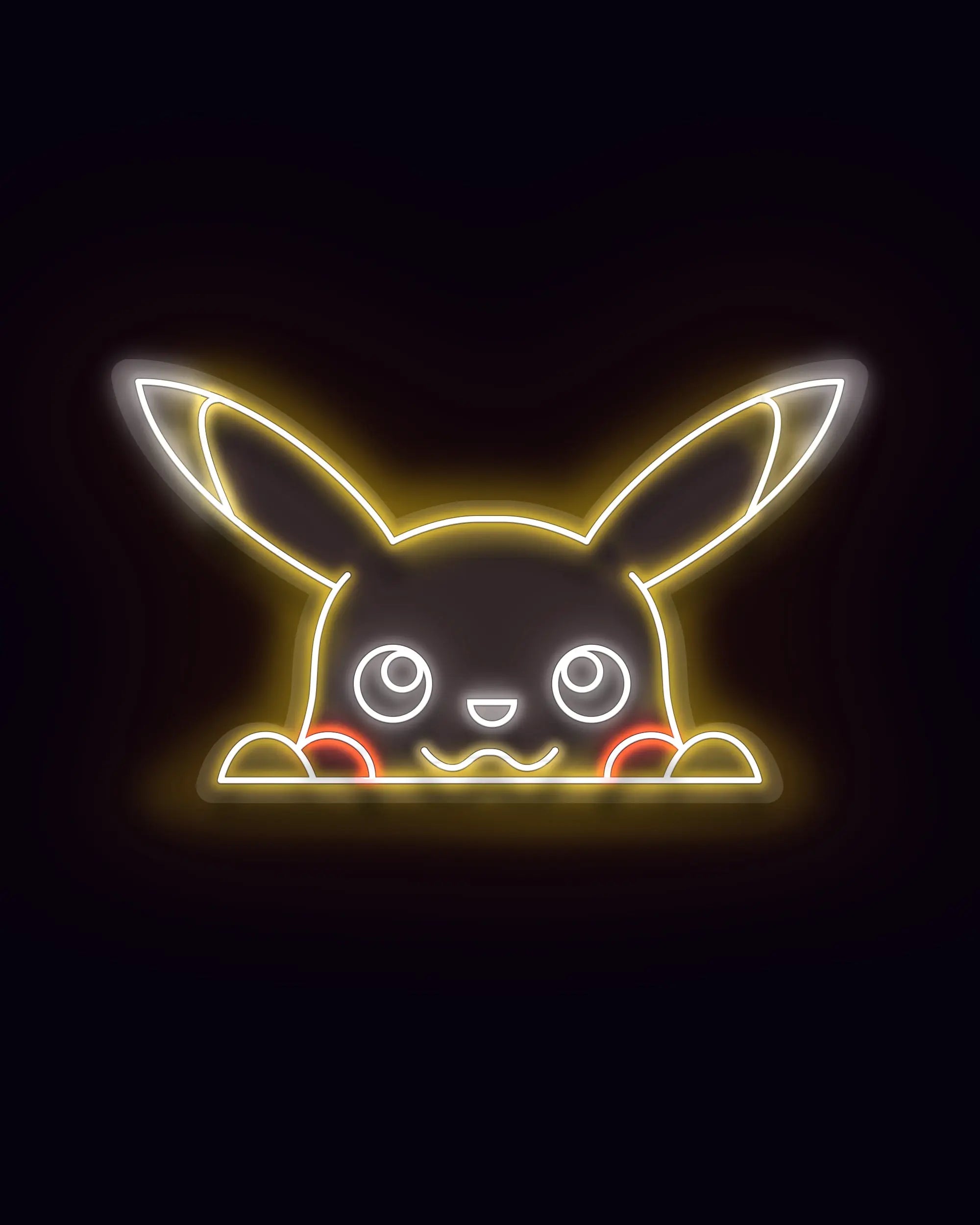 Pikachu LED Neon Sign | Custom Pokémon Series – Nightglow Studio