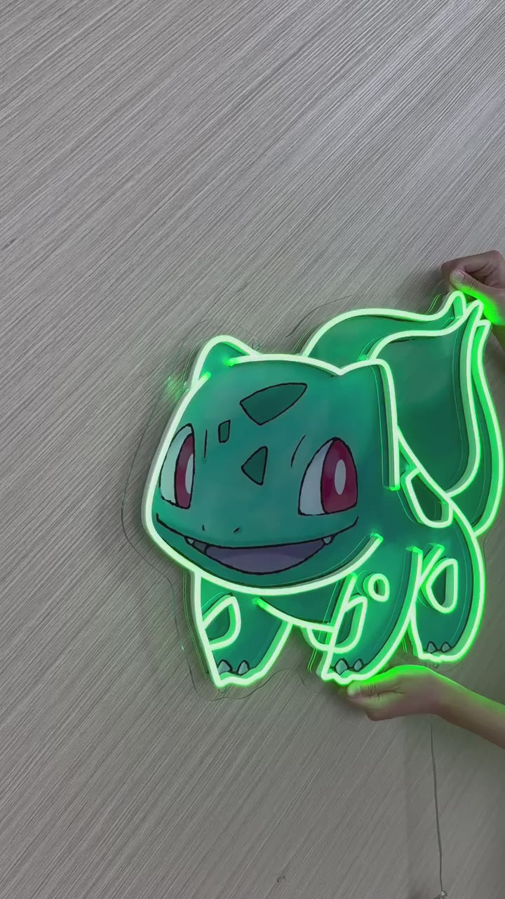 BULBASAUR NEON SIGN — LED NEON SIGN – Nightglow Studio